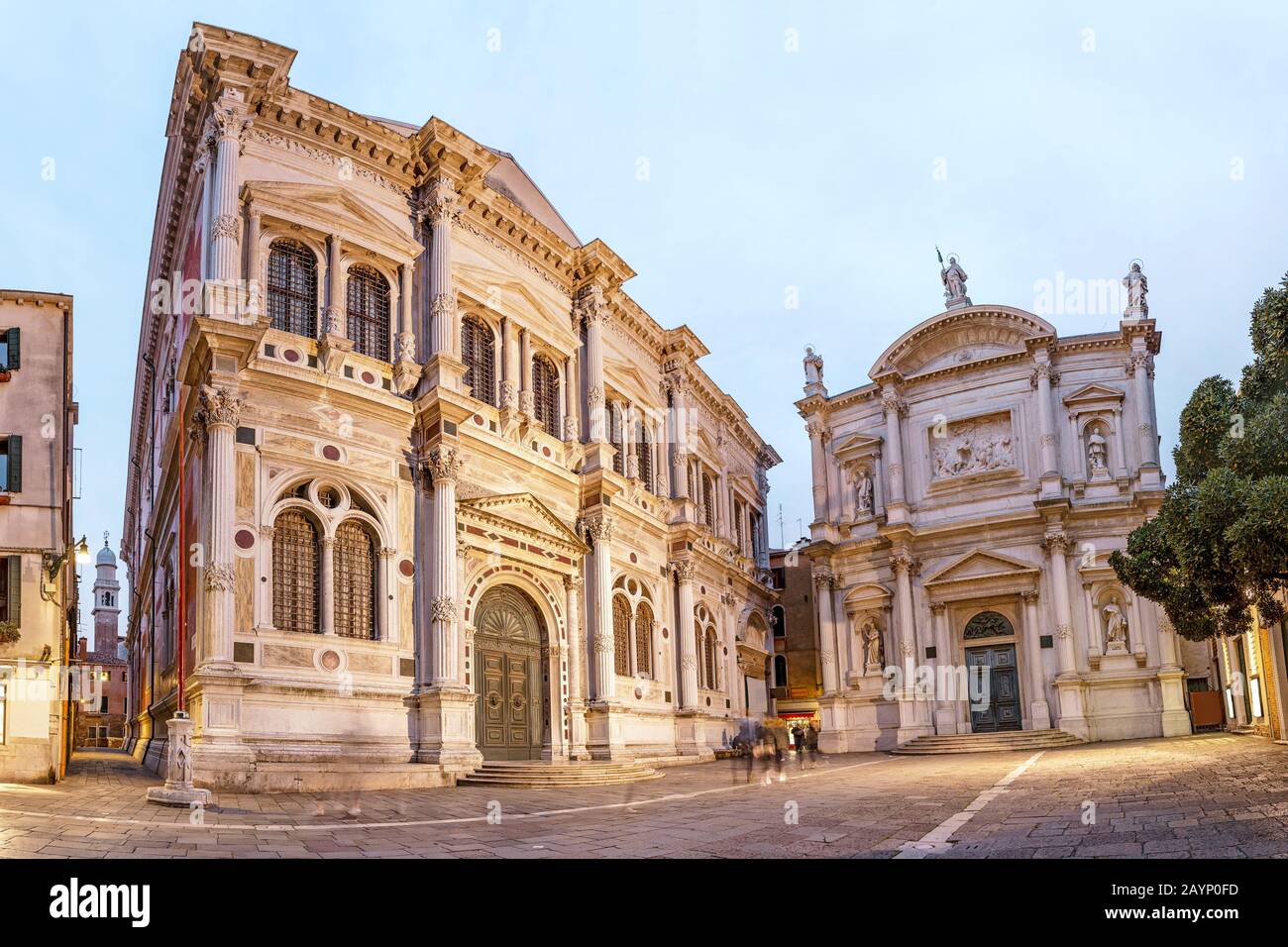 San Rocco church at evening time, Venice architecture Stock Photo - Alamy