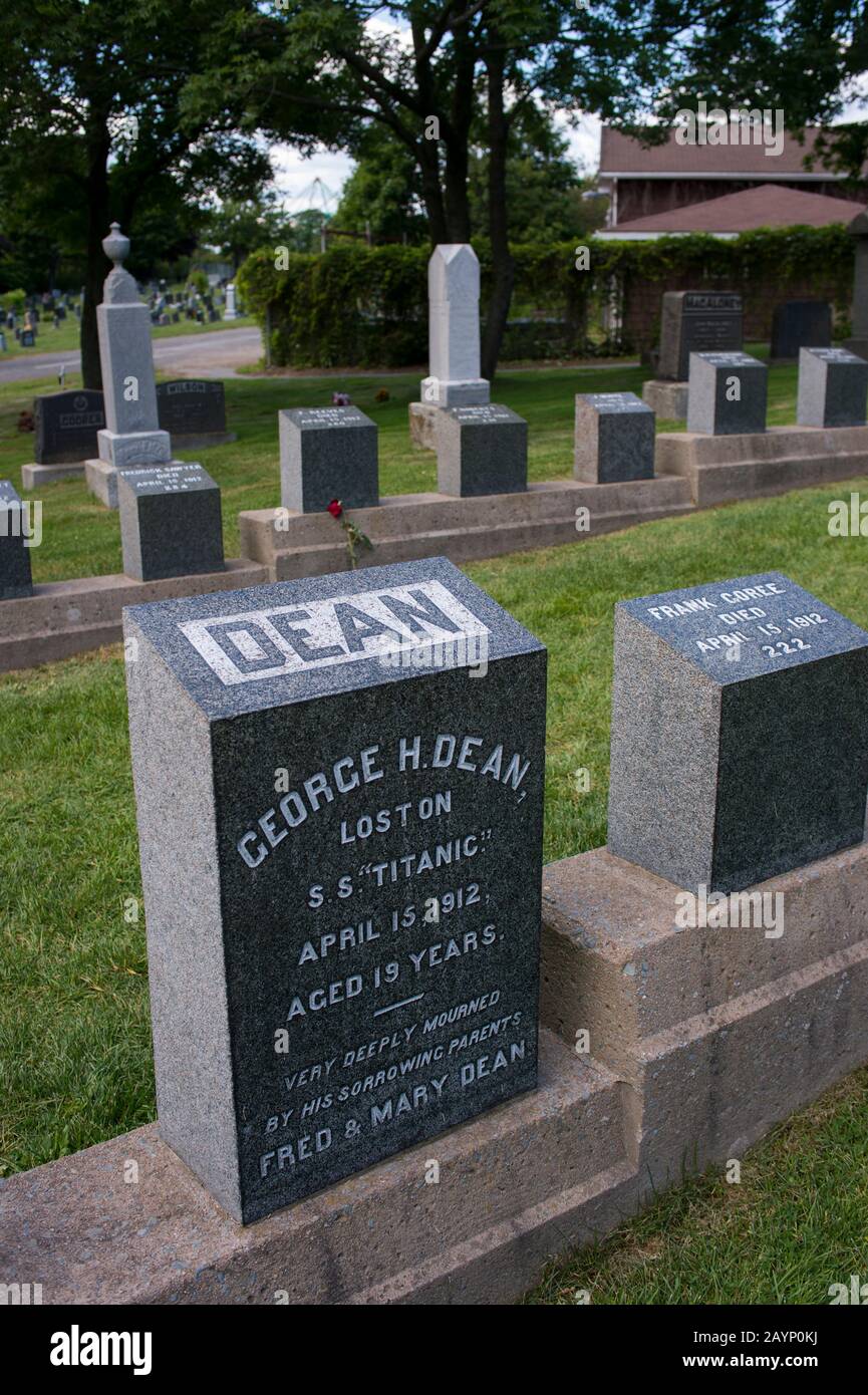 Titanic victims hi-res stock photography and images - Alamy