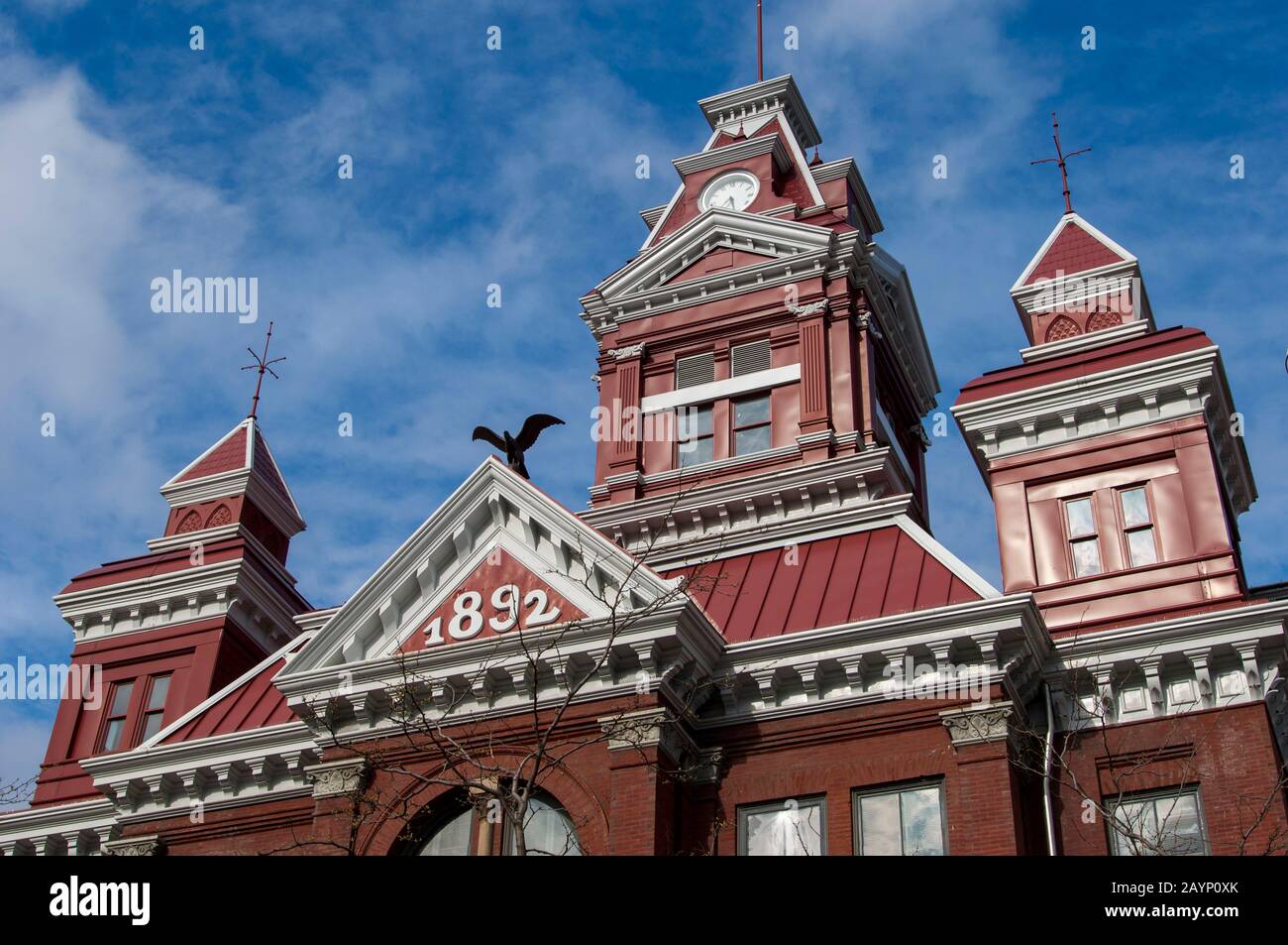 Detail of the architecture of old City Hall, now the Whatcom Museum of ...
