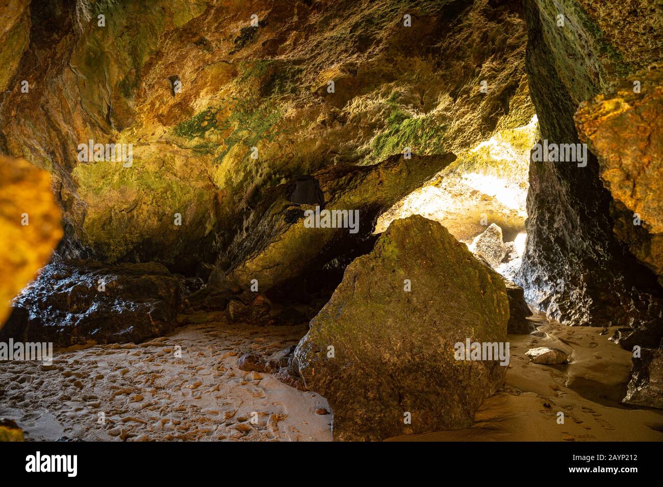 Picturesque view of underground cave in Bali Stock Photo - Alamy