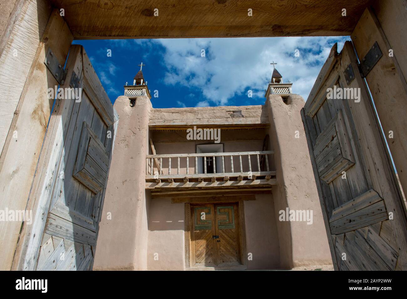 The San Jose de Gracia Church, built in 1760, also known as Church of ...