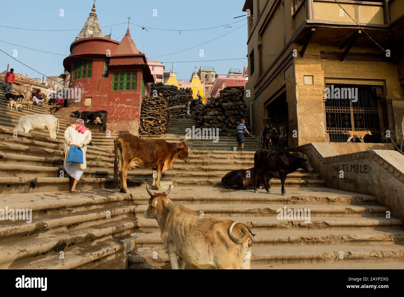 Varanasi Ghats Temple High Resolution Stock Photography and Images - Alamy