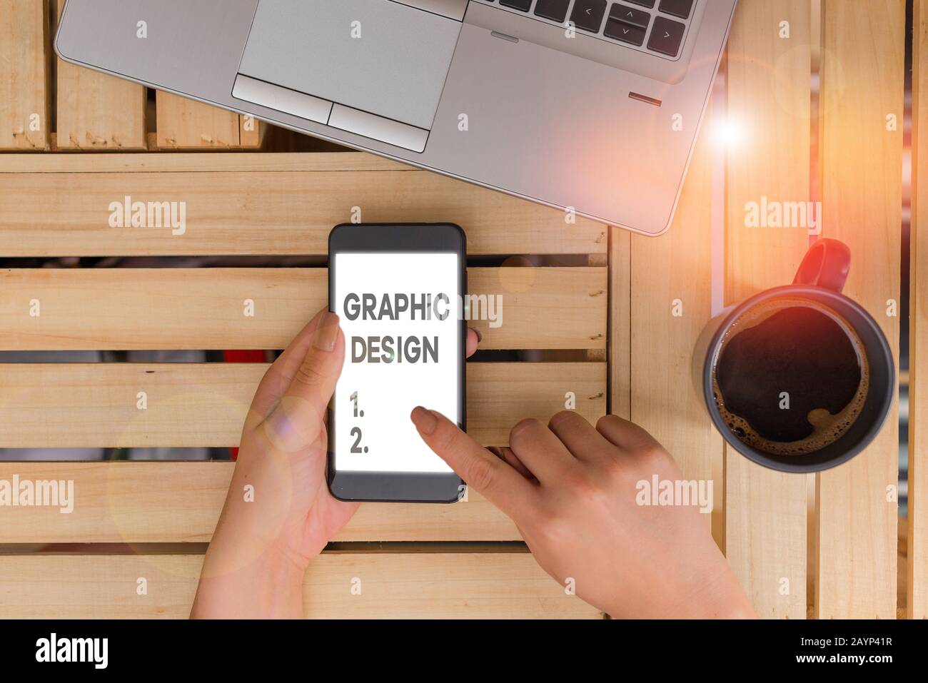 Handwriting text writing Graphic Design. Conceptual photo the art of ...