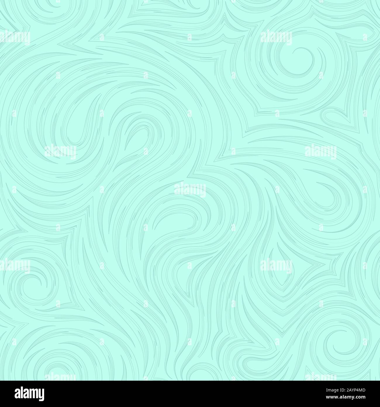Smooth vector turquoise texture of smooth cut lines. Twisted pattern ...