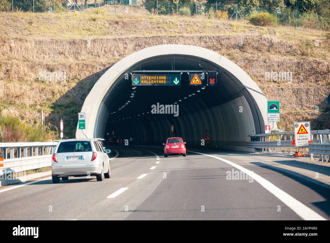 Amalfi drive tunnel hi-res stock photography and images - Alamy