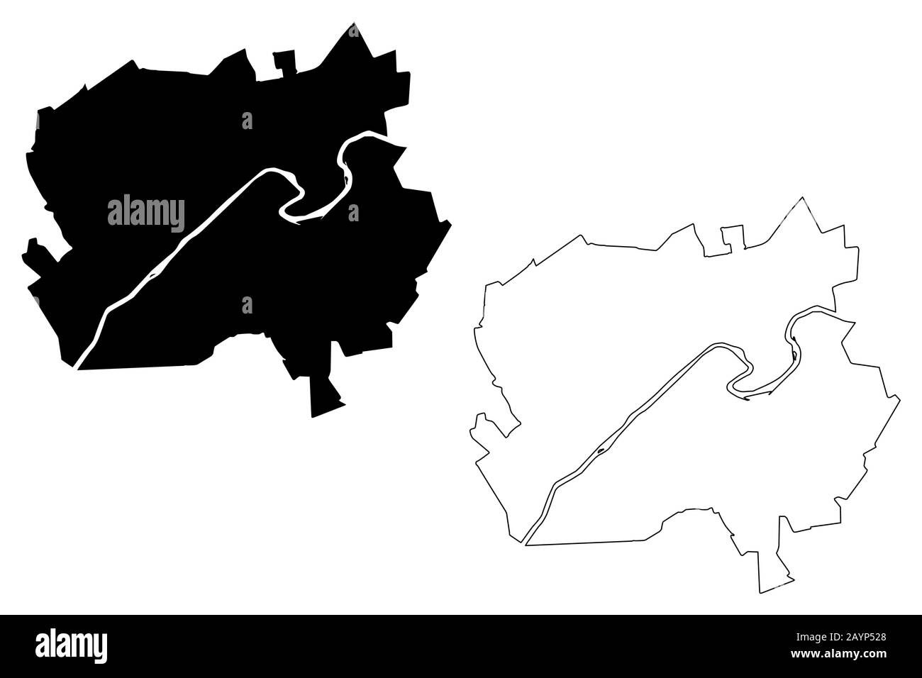 Map of valmiera hi-res stock photography and images - Alamy