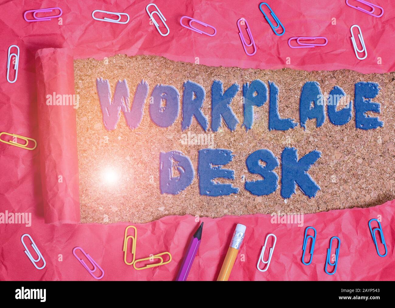 Writing note showing Workplace Desk. Business concept for a type of ...