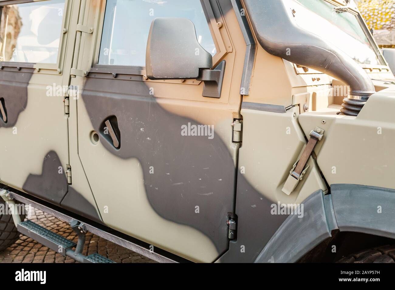 detail of a military truck close-up Stock Photo - Alamy