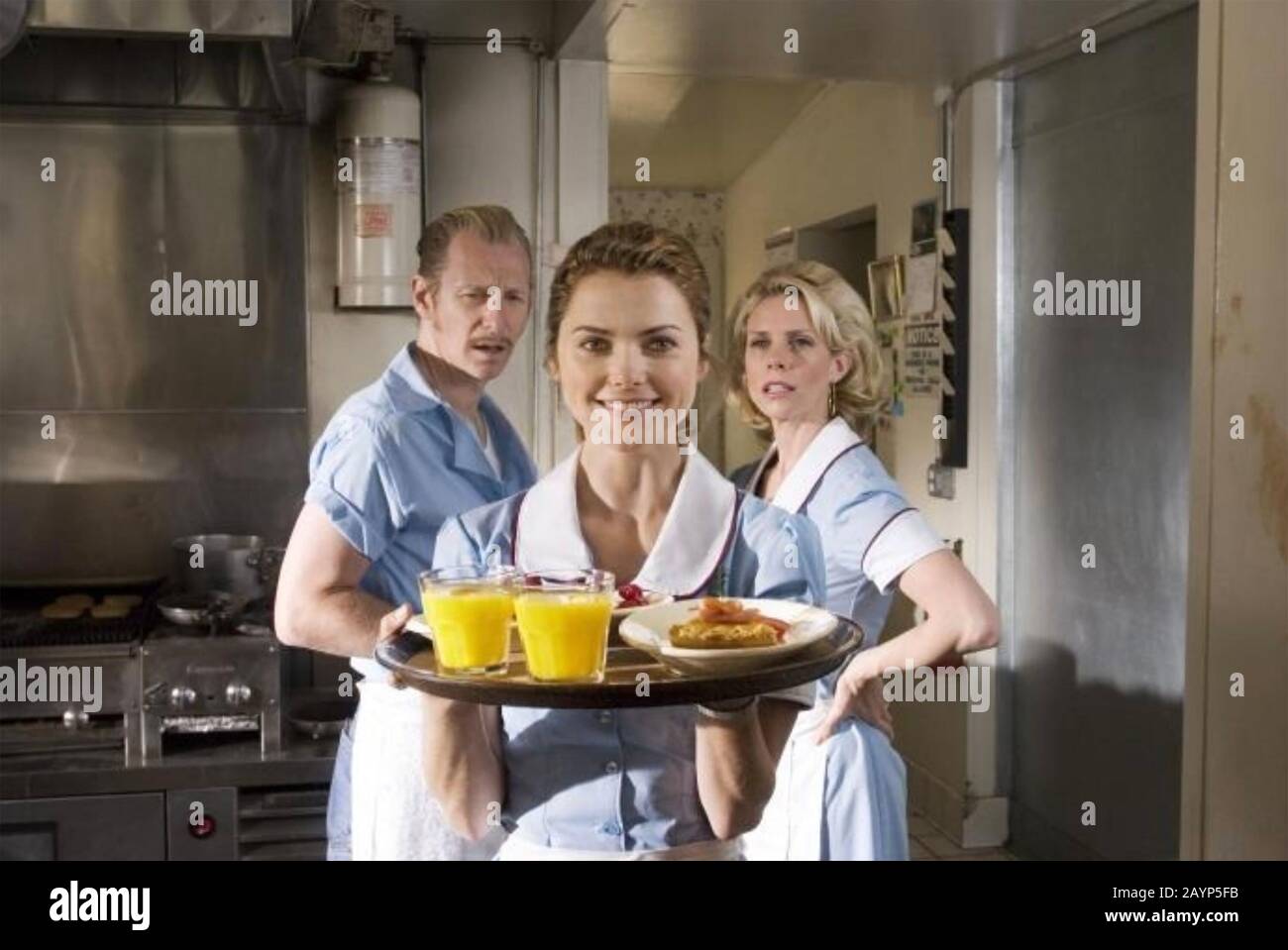 WAITRESS 2007 20th Century Fox film with from left: Lew Temple, Keri ...