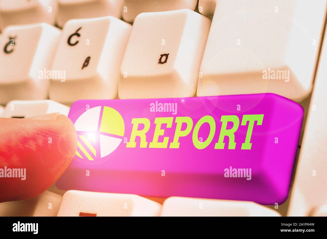 Writing note showing Report. Business concept for give spoken or ...