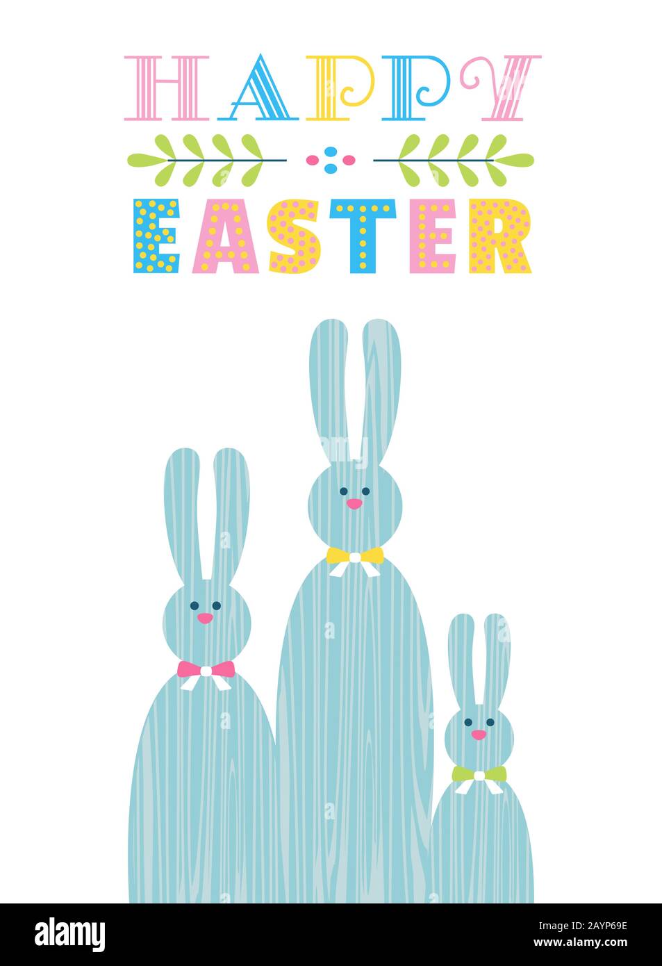 Happy Easter fancy hand drawn letters isolated Stock Vector Image & Art ...