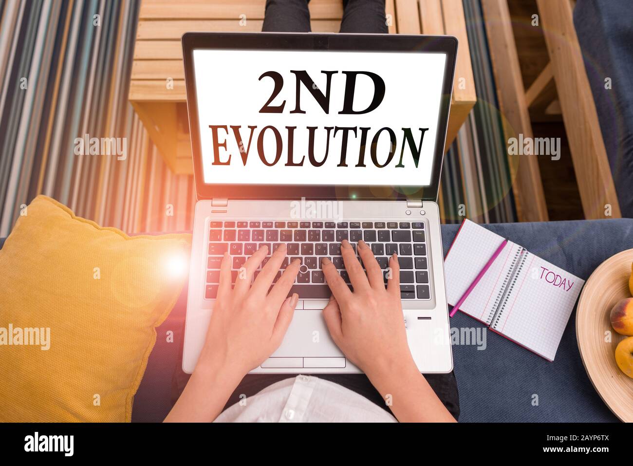 Word writing text 2Nd Evolution. Business photo showcasing change in ...