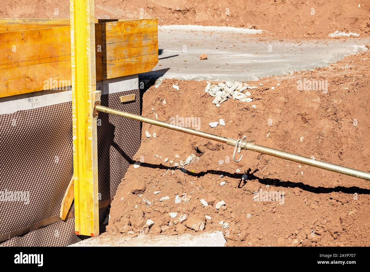 Construction of a house close-up Stock Photo - Alamy