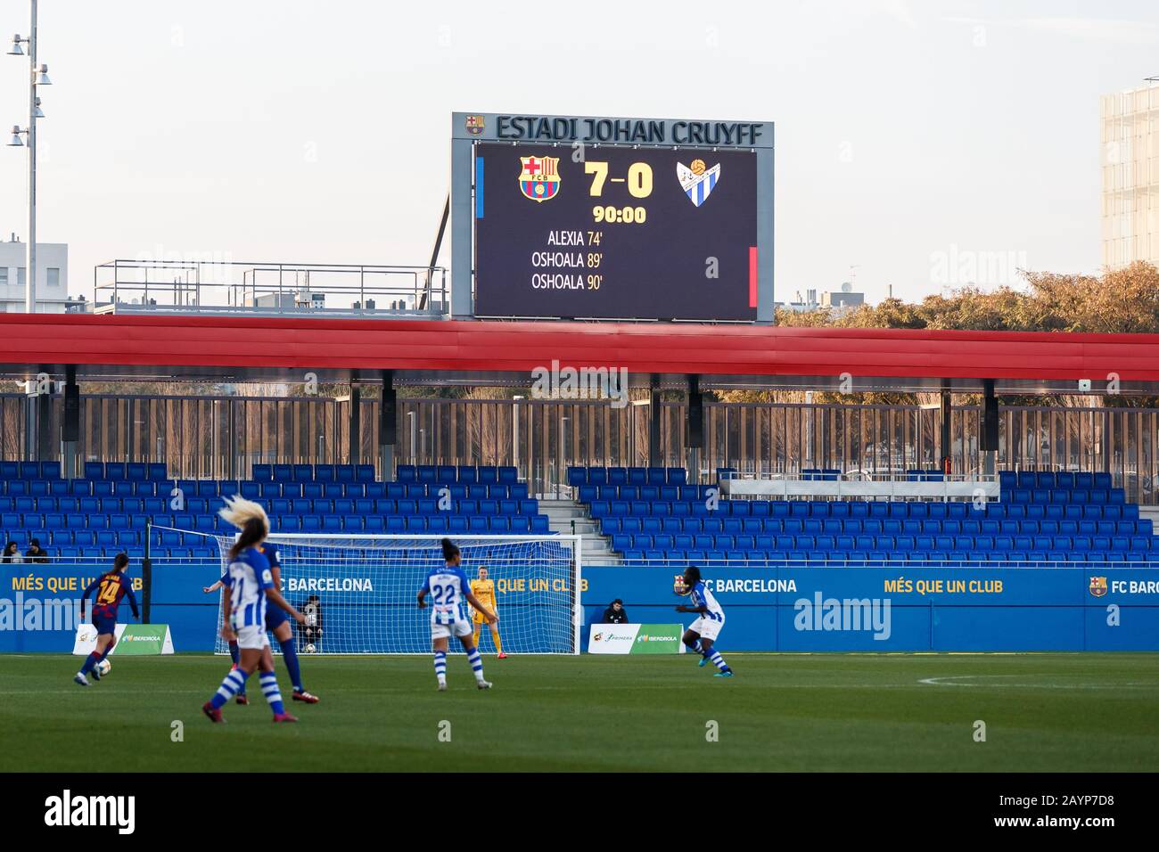 Barcelona 7 0 scoreboard hi-res stock photography and images - Alamy