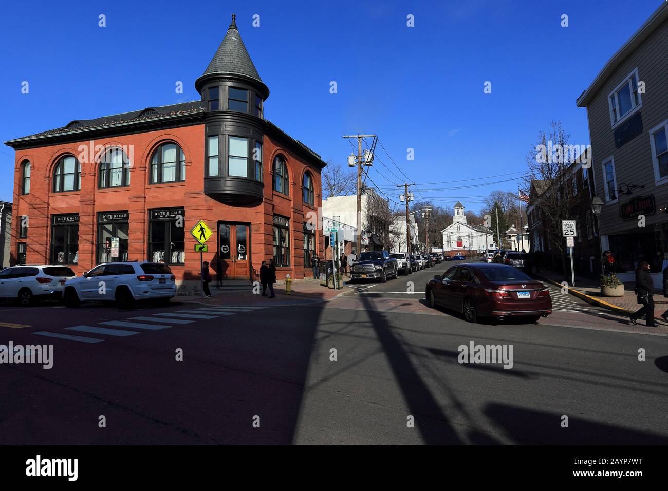 Port Jefferson Village Long Island New York Stock Photo - Alamy