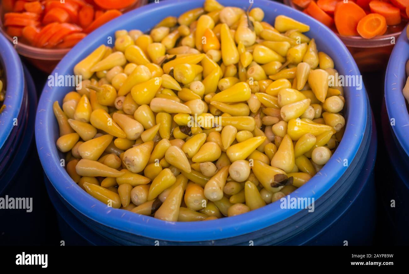 Pickled fermented vegetables for long-term storage Stock Photo - Alamy
