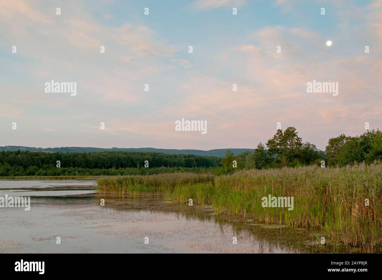 Full moon reflection on lake hi-res stock photography and images - Alamy
