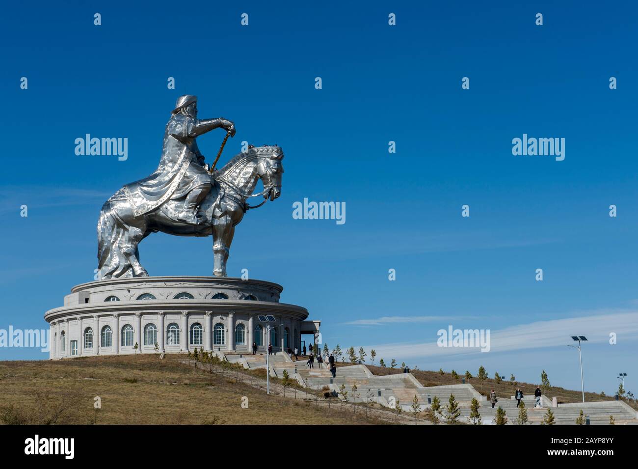 The Genghis Khan Equestrian Statue is a 130 feet tall and part of the ...