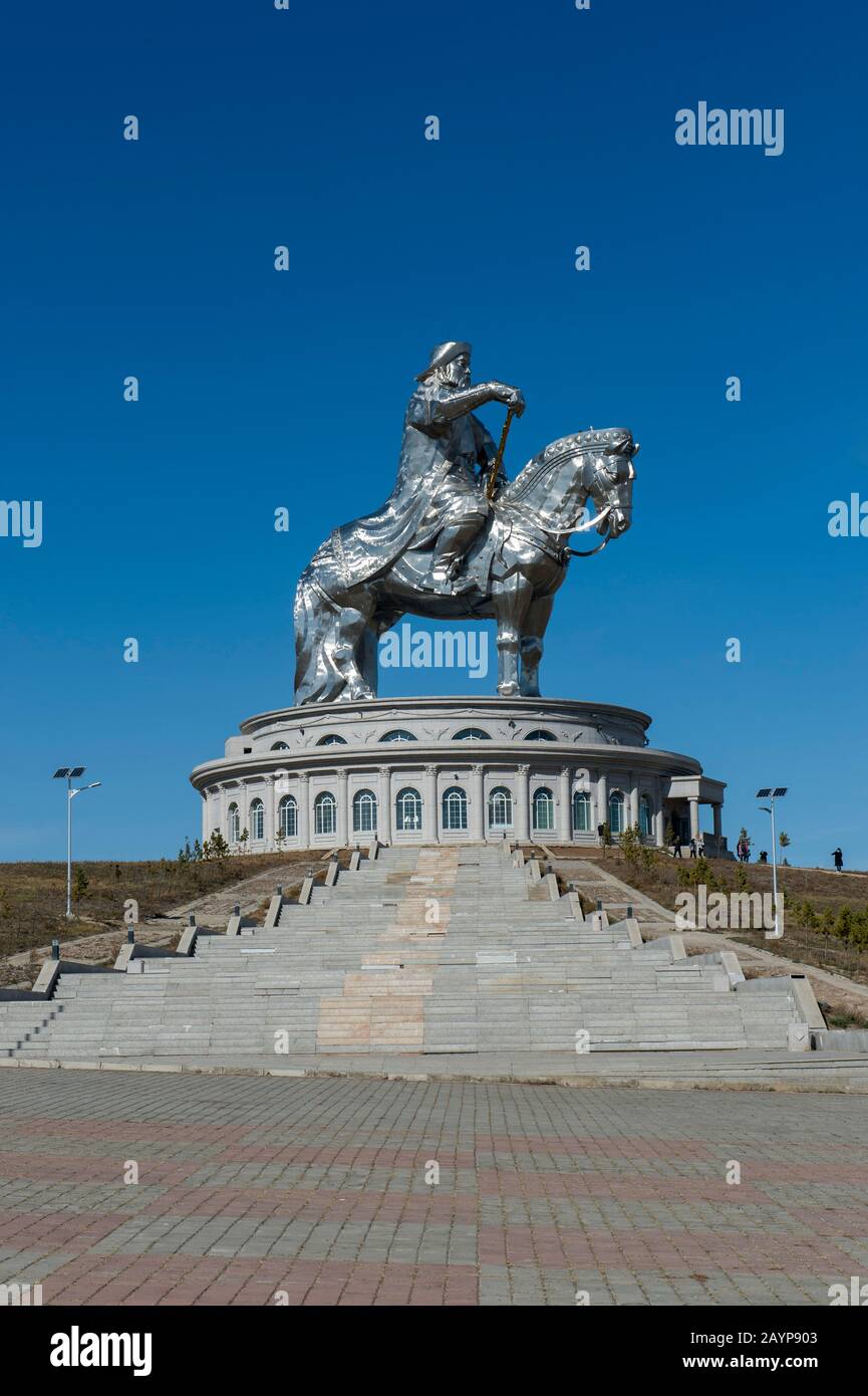 The Genghis Khan Equestrian Statue is a 130 feet tall and part of the ...