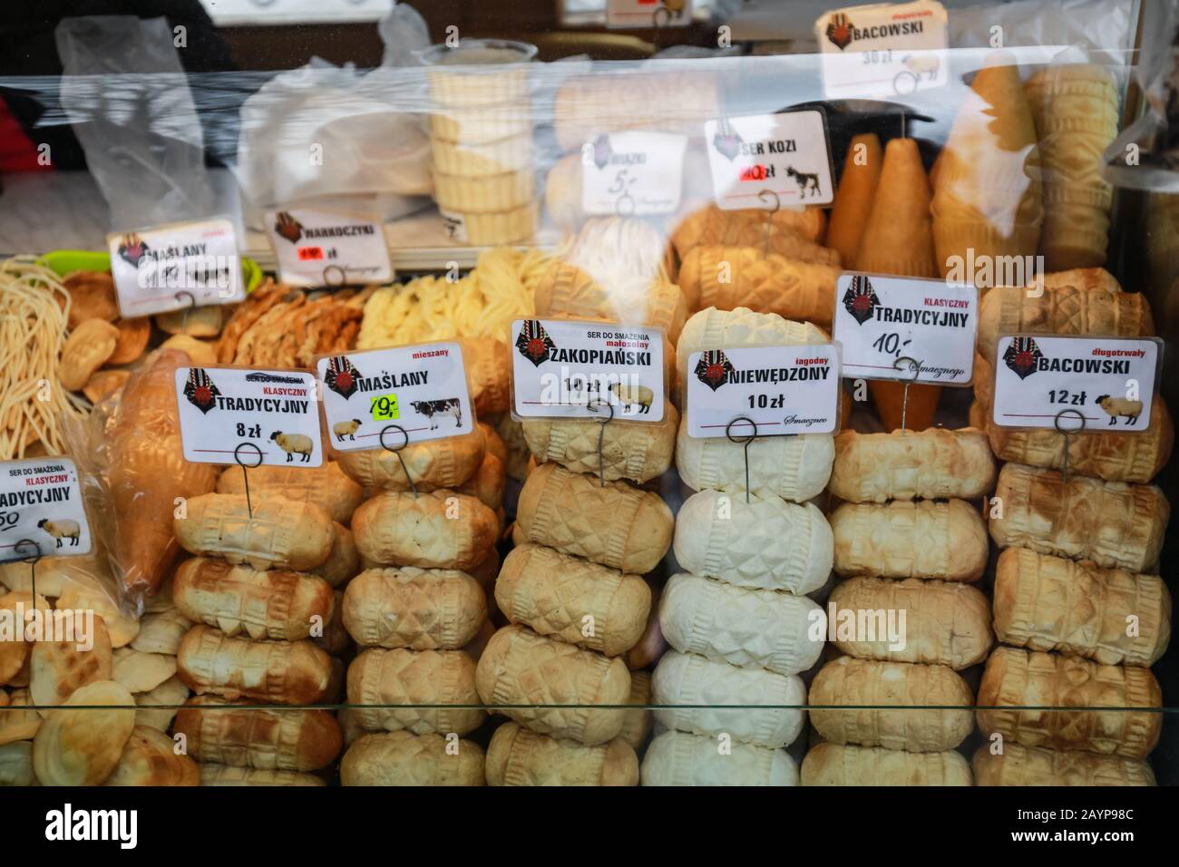Poland zakopane cheese market hi-res stock photography and images - Alamy
