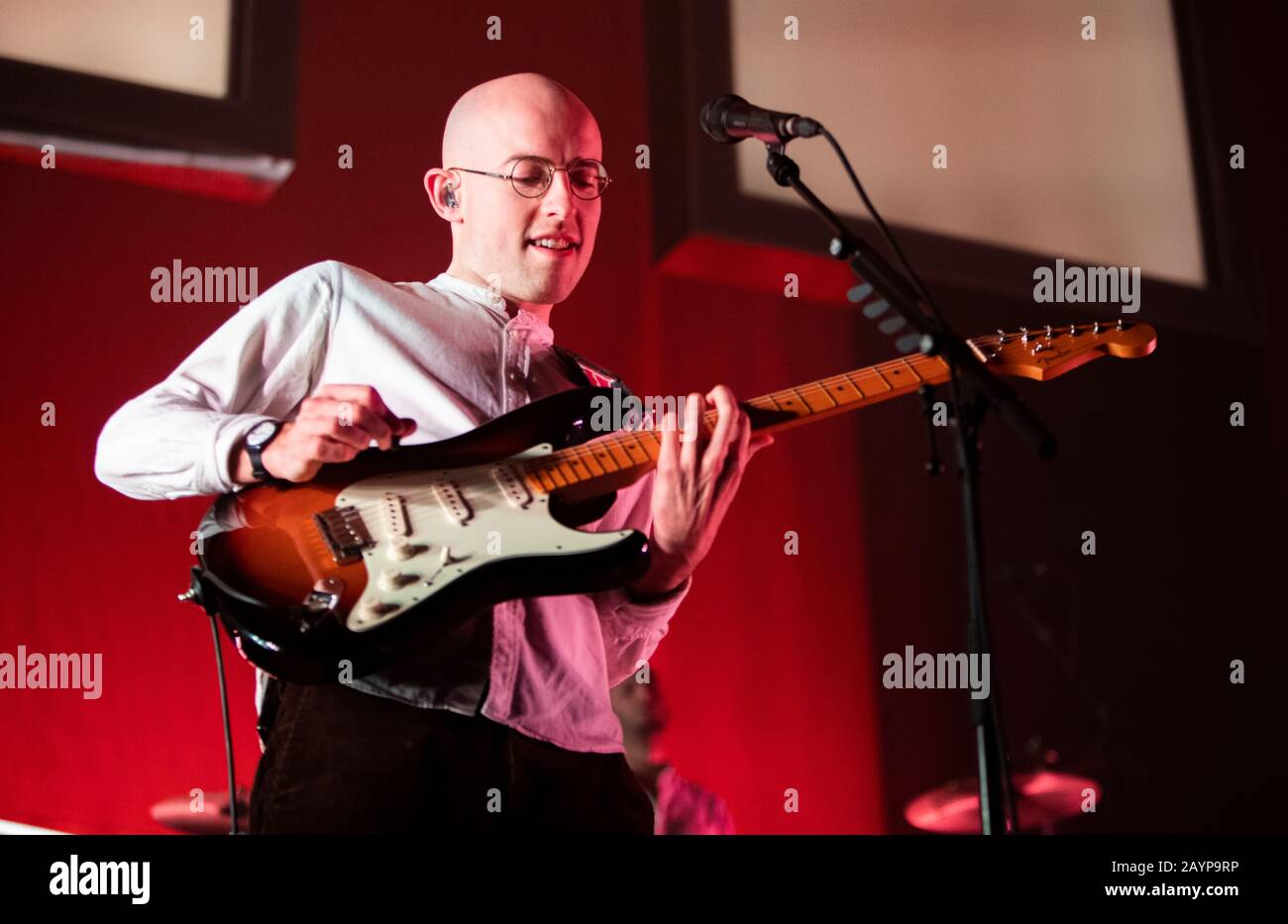 Jack Steadman of Bombay Bicycle Club Performs live on stage at a sold ...