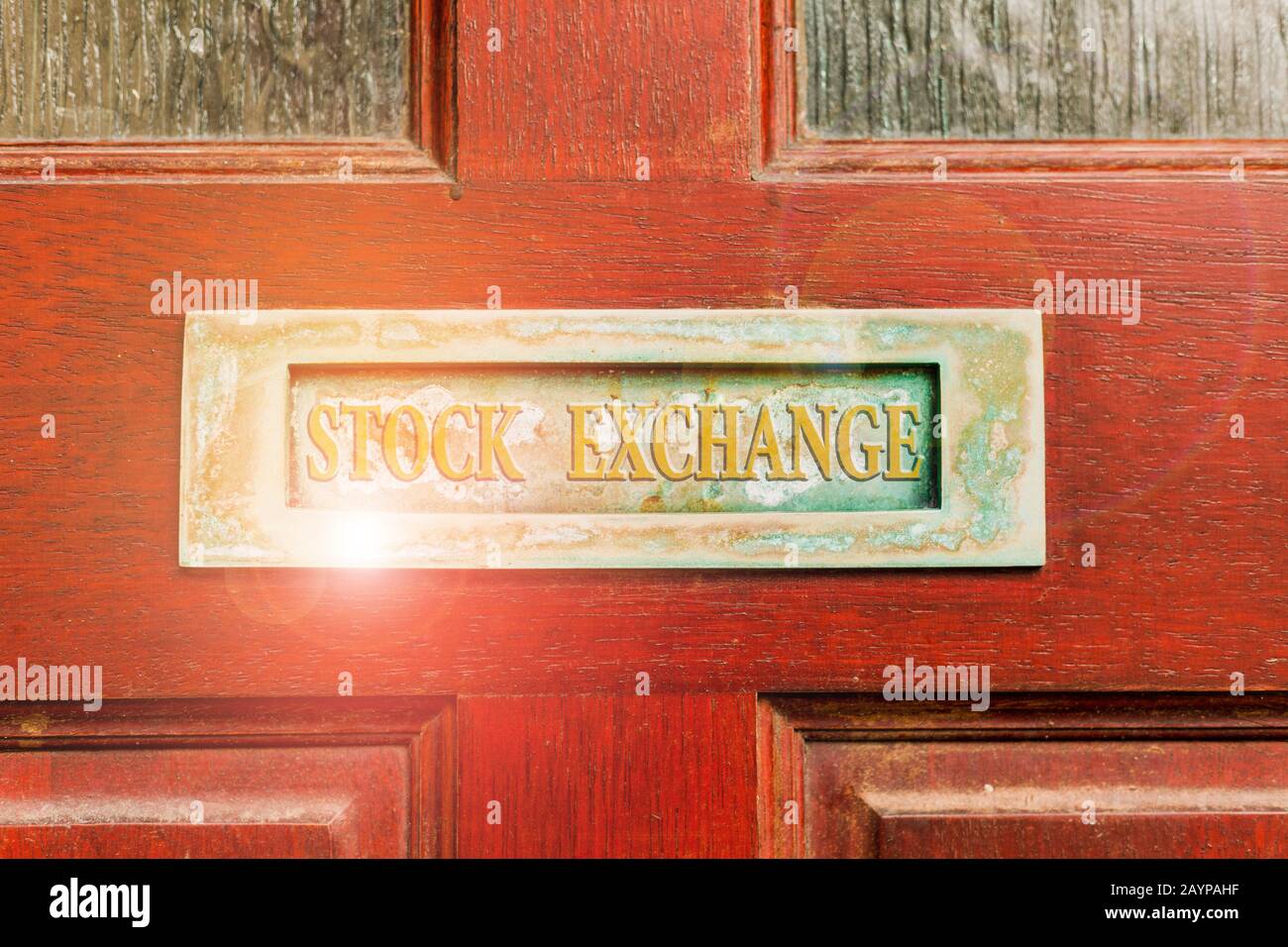 Handwriting text writing Stock Exchange. Conceptual photo the place ...