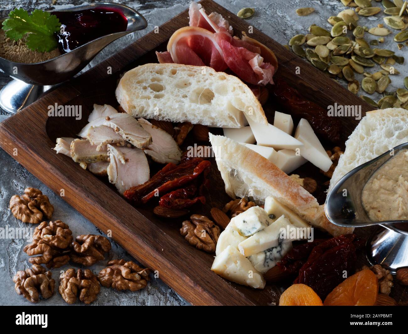 Antipasti - traditional hot or cold meat and vegetable appetizer in ...