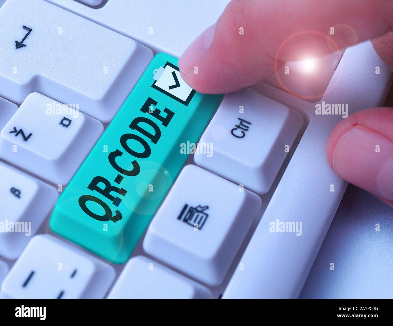 Word writing text Qr Code. Business photo showcasing the trademark for ...