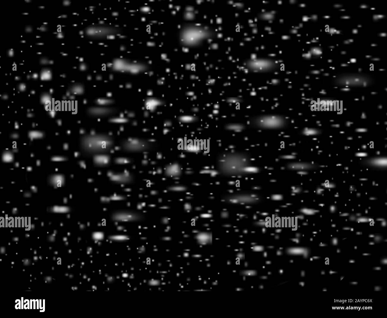 Falling snowflakes in the night sky. The Magic of Christmas, background ...