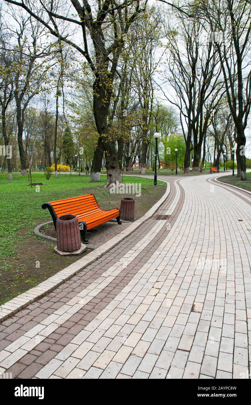 paths in the city landscape Stock Photo - Alamy