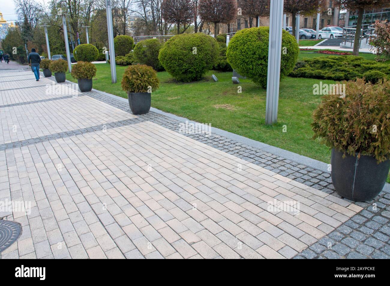 paths in the city landscape Stock Photo - Alamy