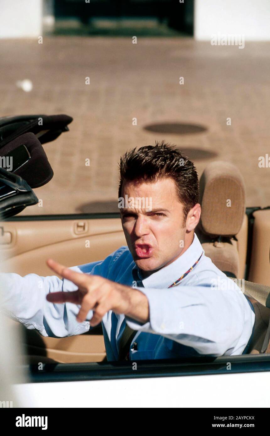 Man yelling in car hi-res stock photography and images - Alamy