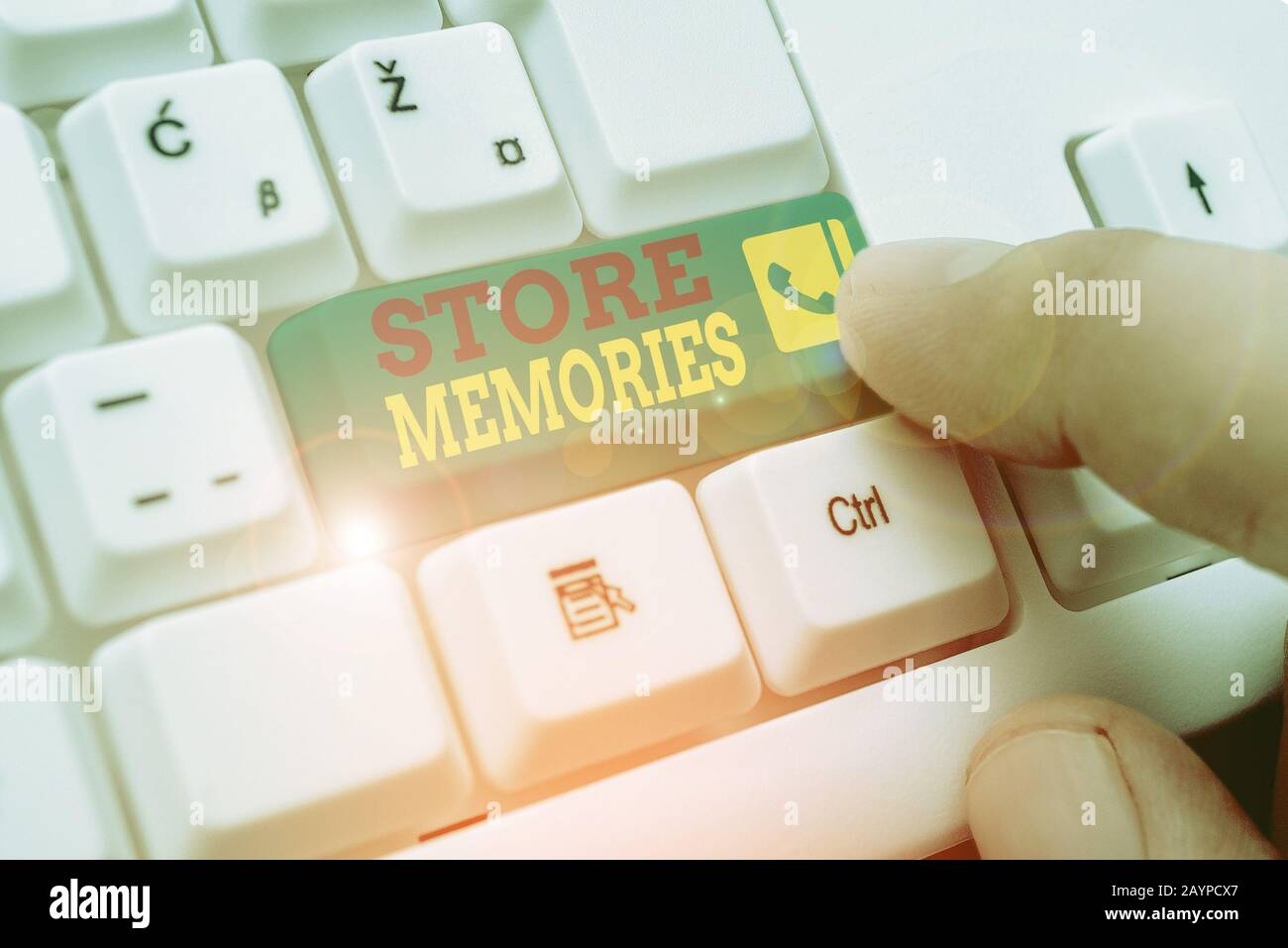 Word writing text Store Memories. Business photo showcasing the ability ...