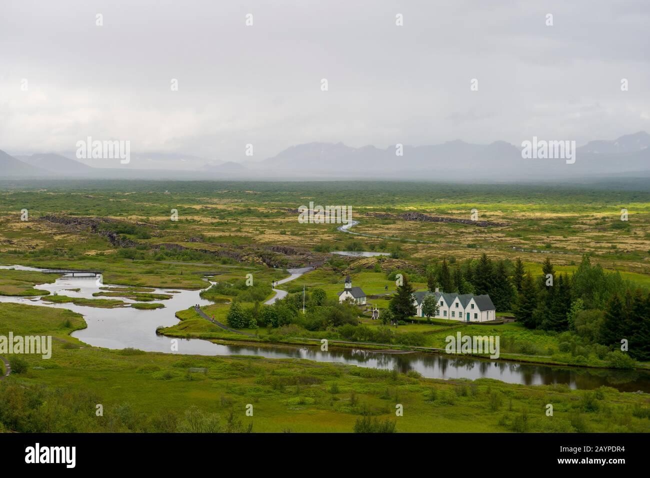Thingvellir Rift Valley Crest High Resolution Stock Photography and ...