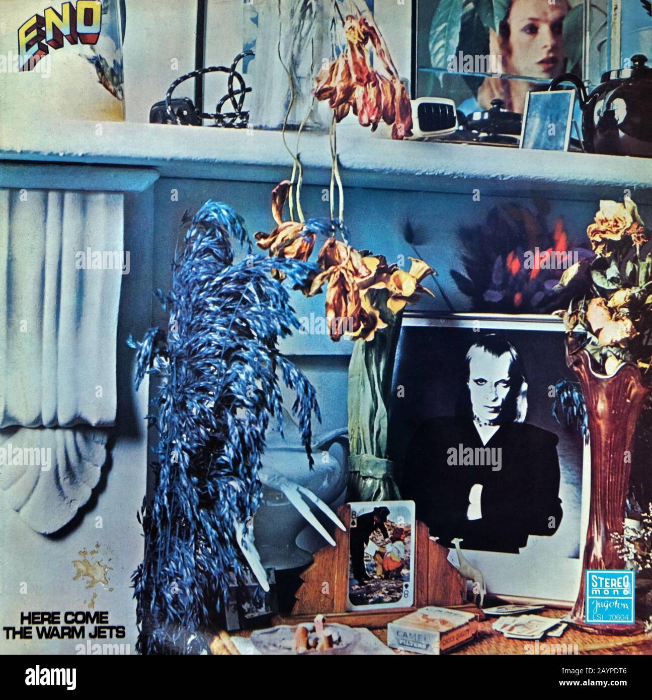 Eno: LP front cover 'Here Come The Warm Jets' Stock Photo - Alamy