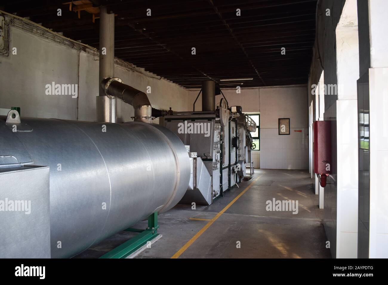 Tea factory inside, equipment and process Stock Photo - Alamy
