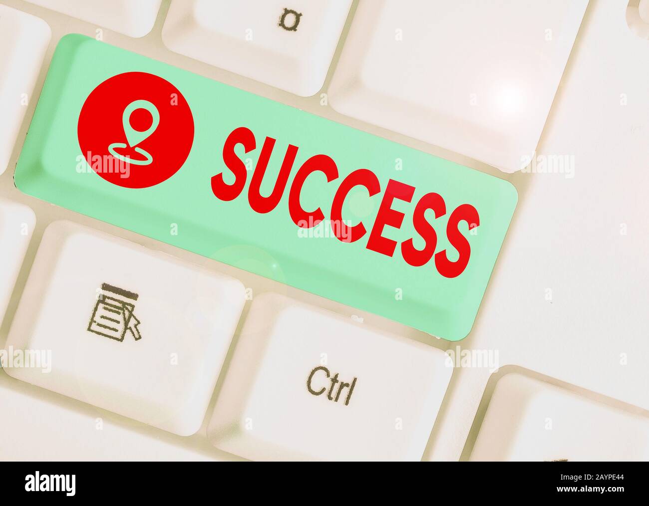 Writing note showing Success. Business concept for accomplishment aim ...