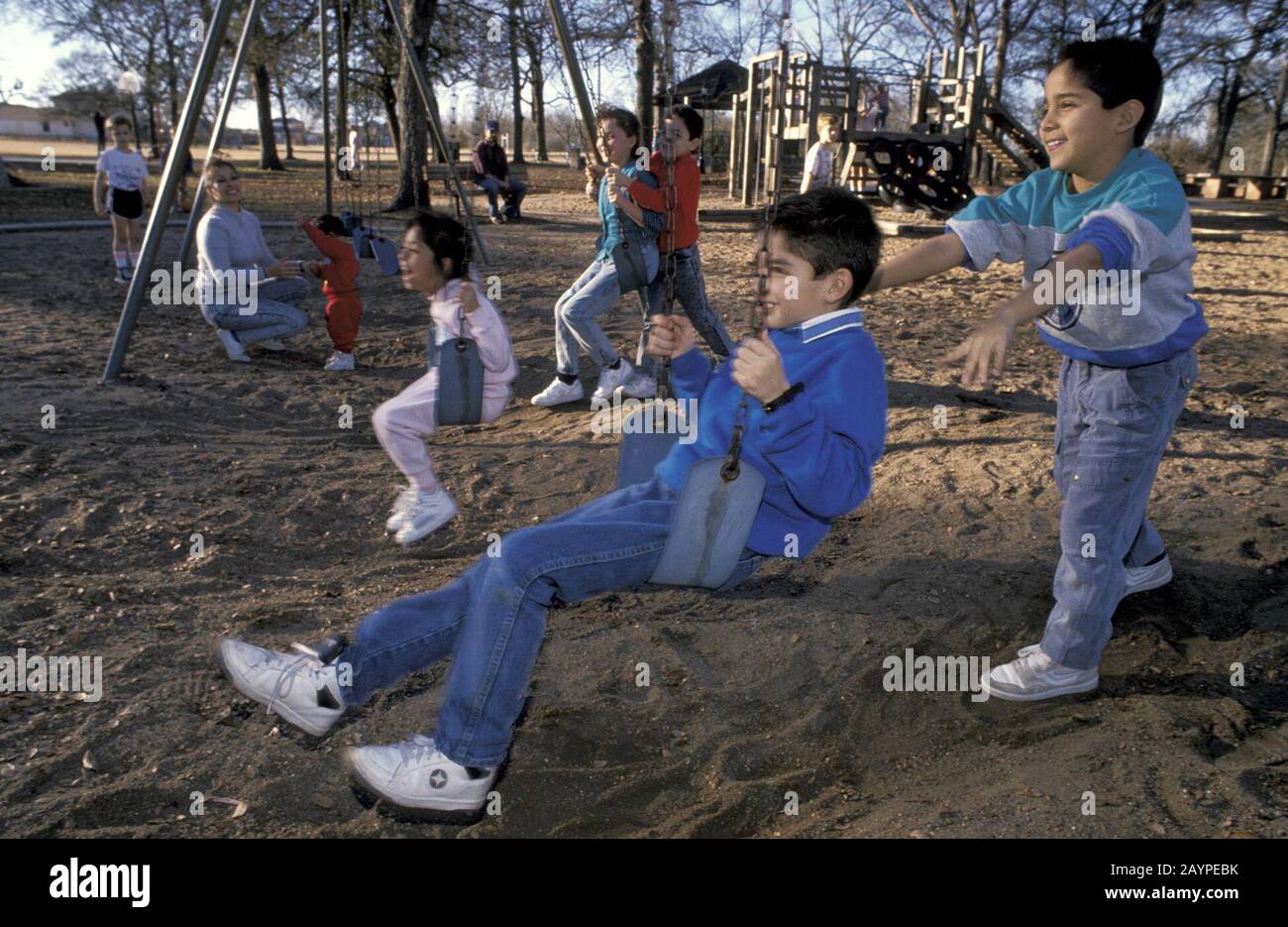 Austin, Texas: Third grader pushes classmate on swing during elementary ...