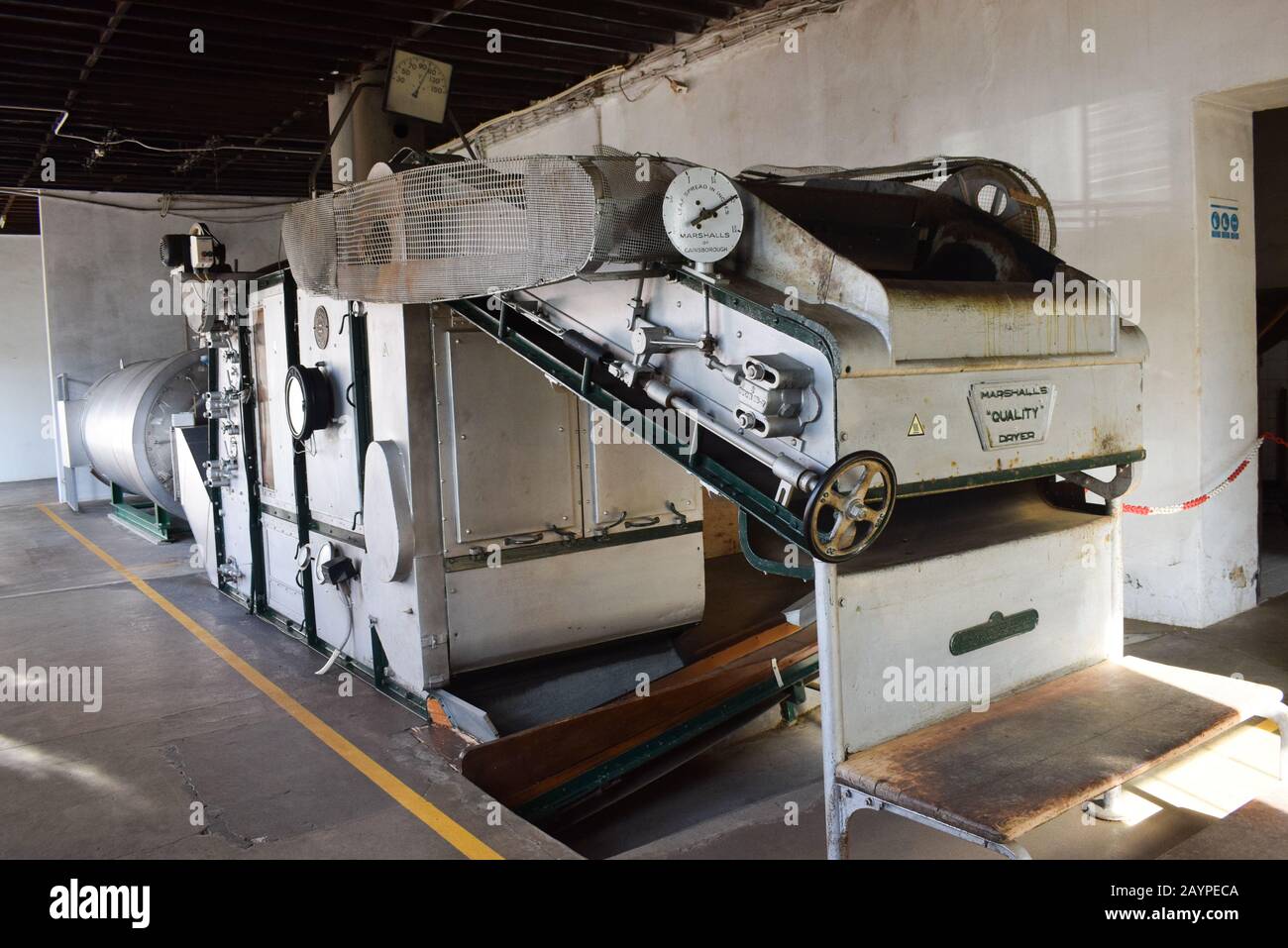 Tea factory inside, equipment and process Stock Photo - Alamy