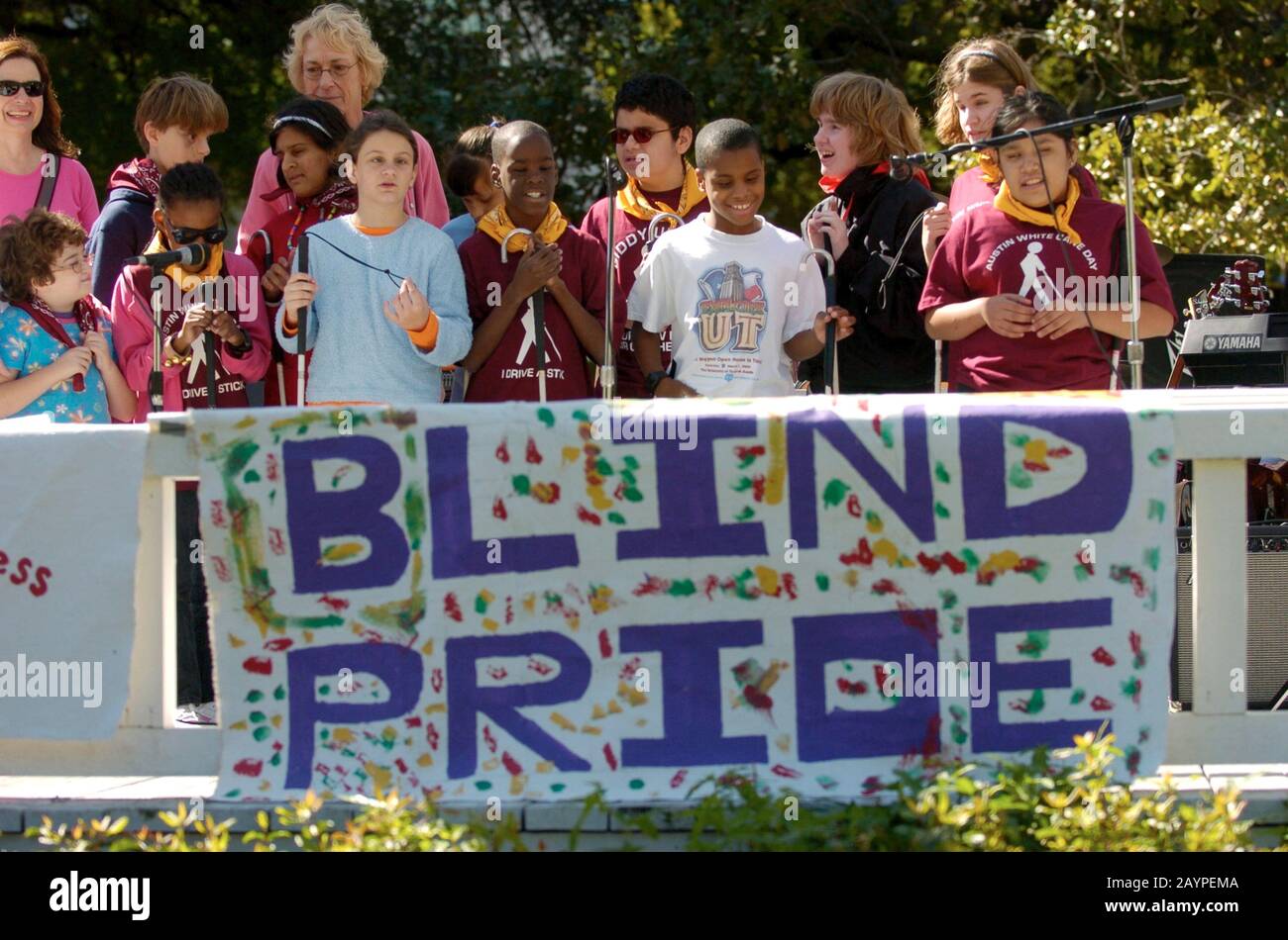 Visually impaired child cane hi-res stock photography and images - Alamy