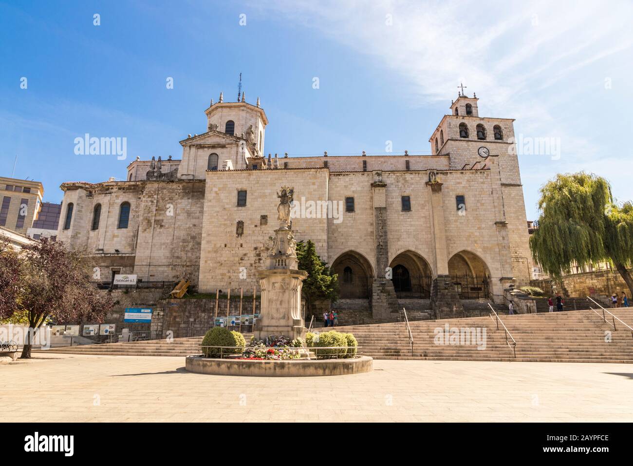 Santander, Spain. The Catedral de la Asuncion de Nuestra Senora ...