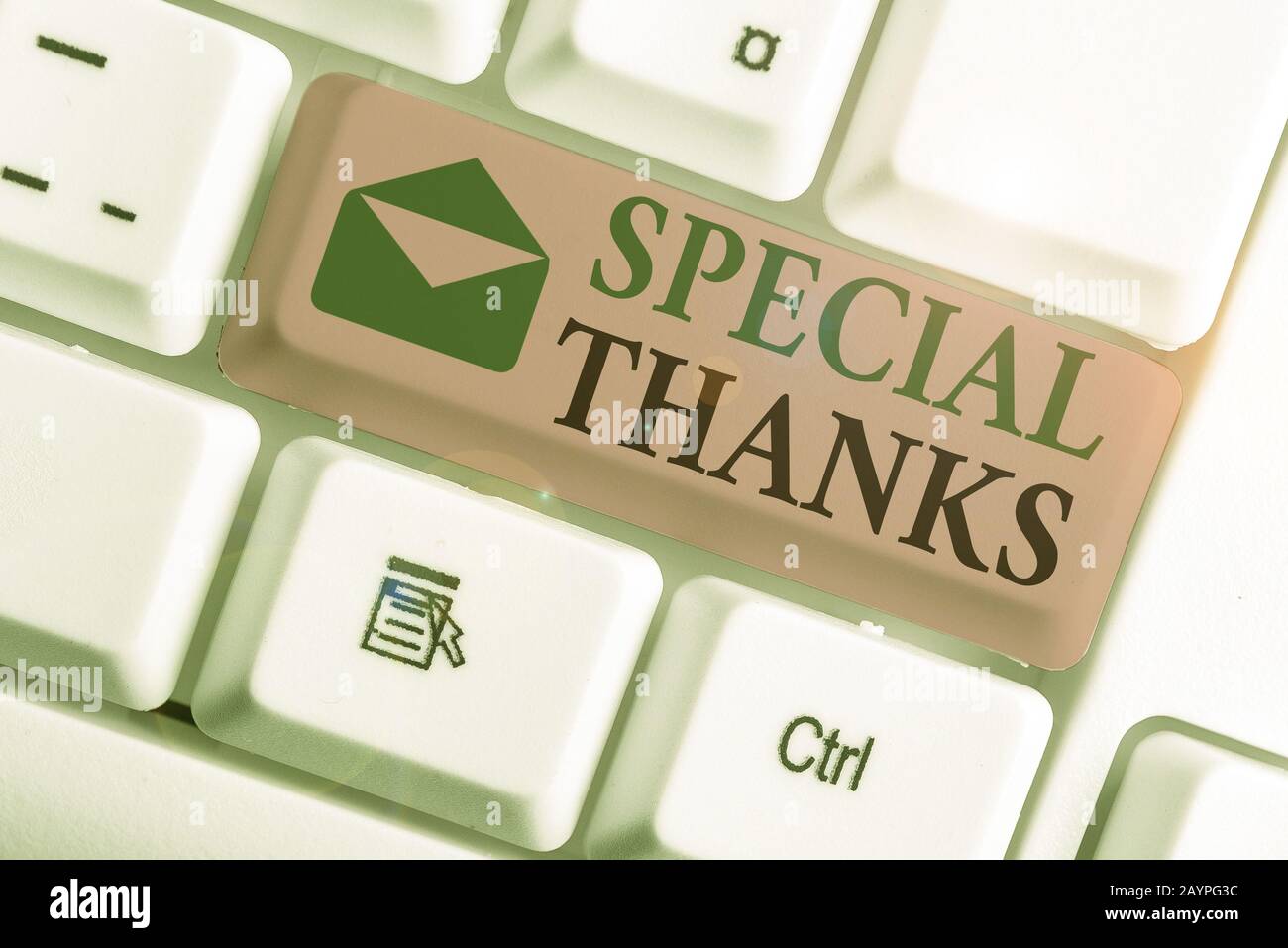 Conceptual hand writing showing Special Thanks. Concept meaning ...
