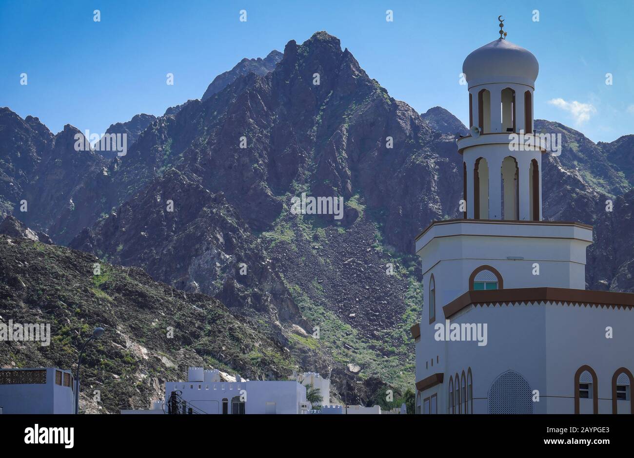 Mutrah stretches along an attractive corniche of latticed buildings hi ...
