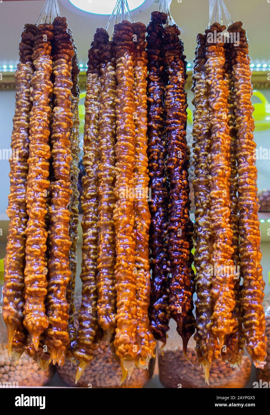 Turkish style dried fruit pulp as snack food Stock Photo - Alamy