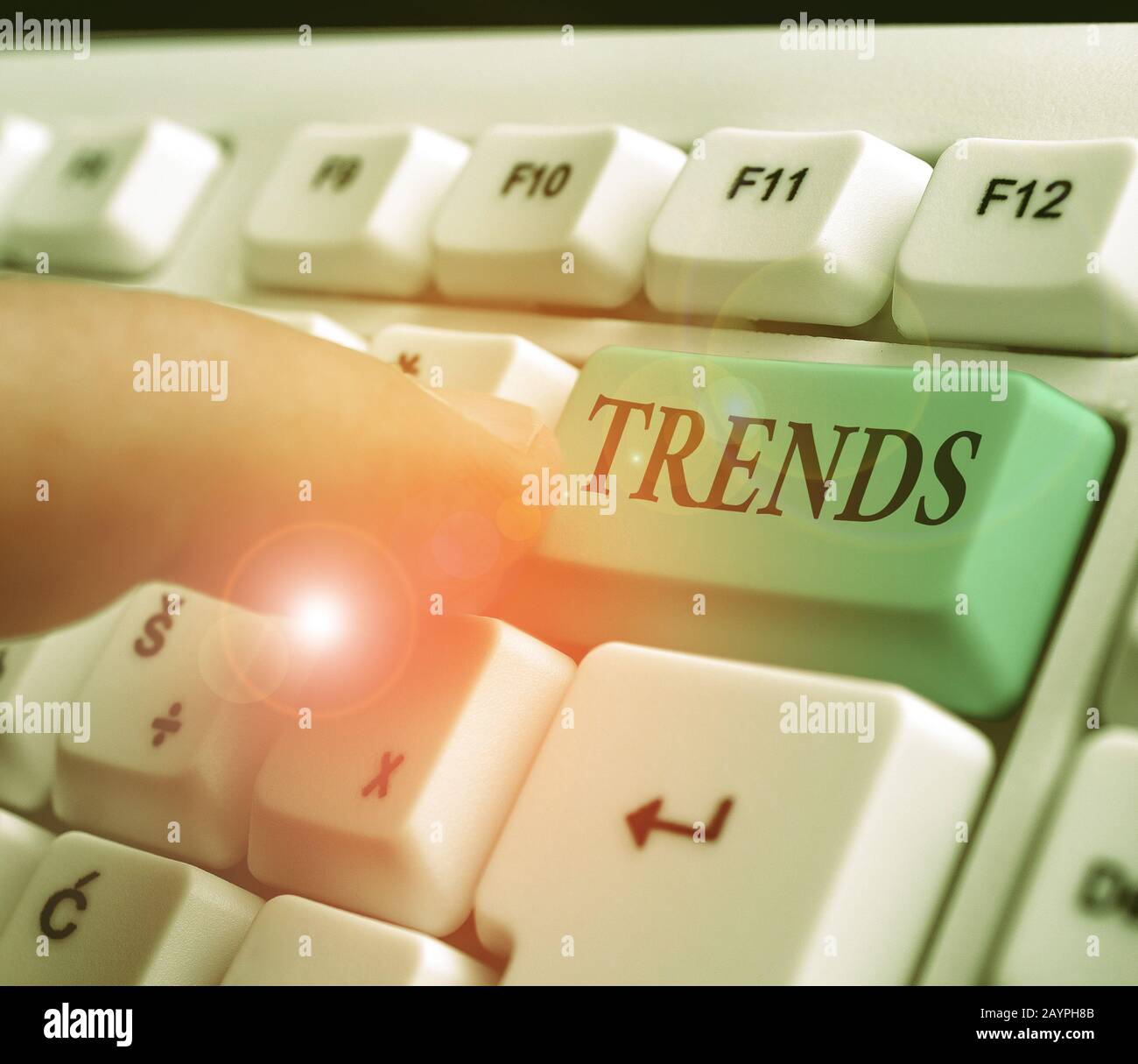 Handwriting text Trends. Conceptual photo general direction in which ...