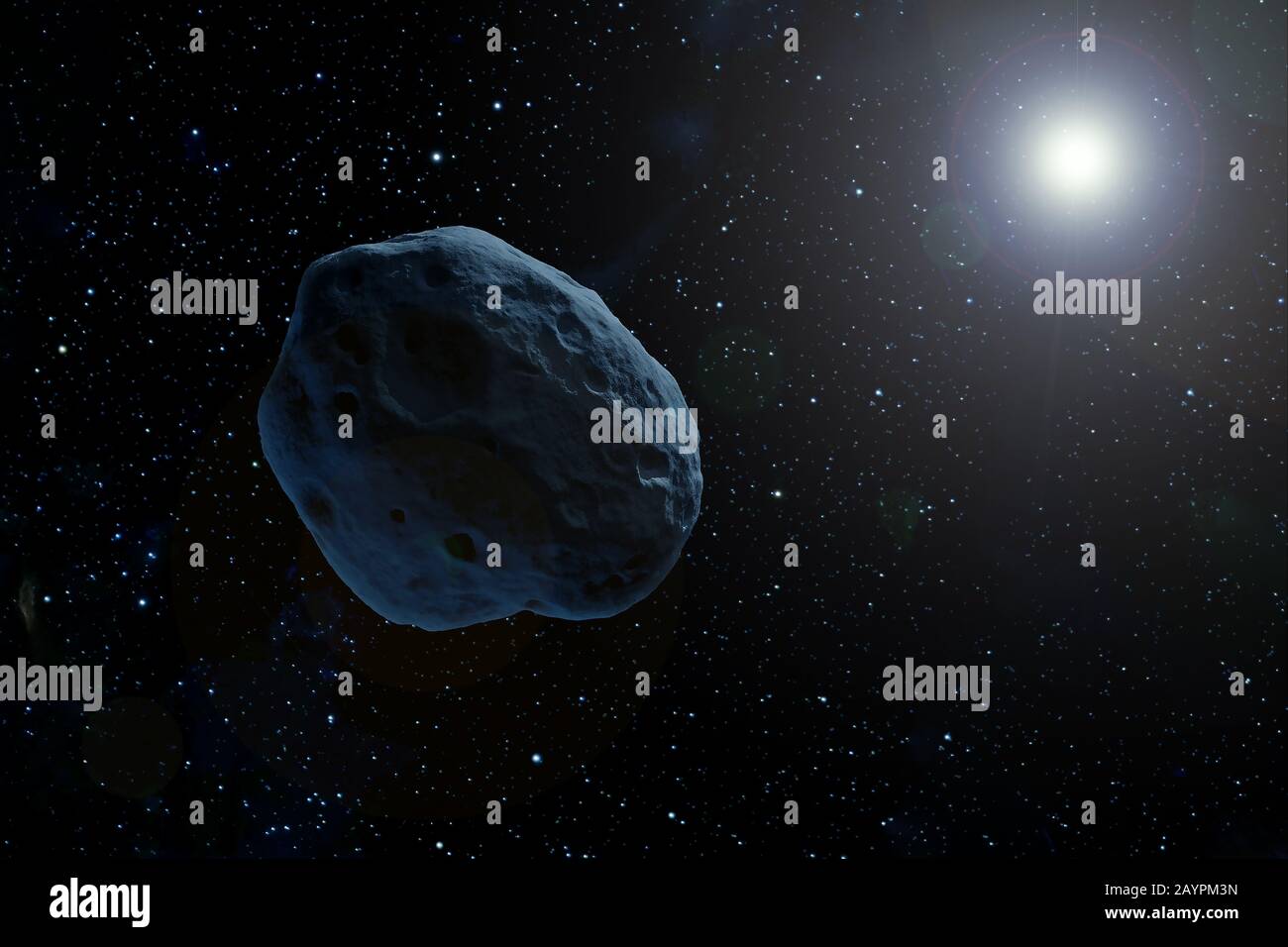 Asteroid space hi-res stock photography and images - Alamy