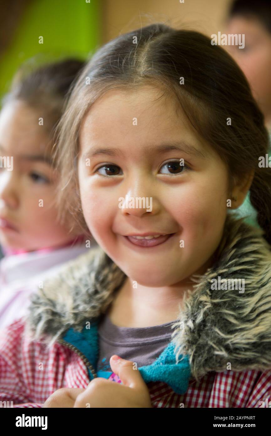Portrait of a chilean girl hi-res stock photography and images - Alamy