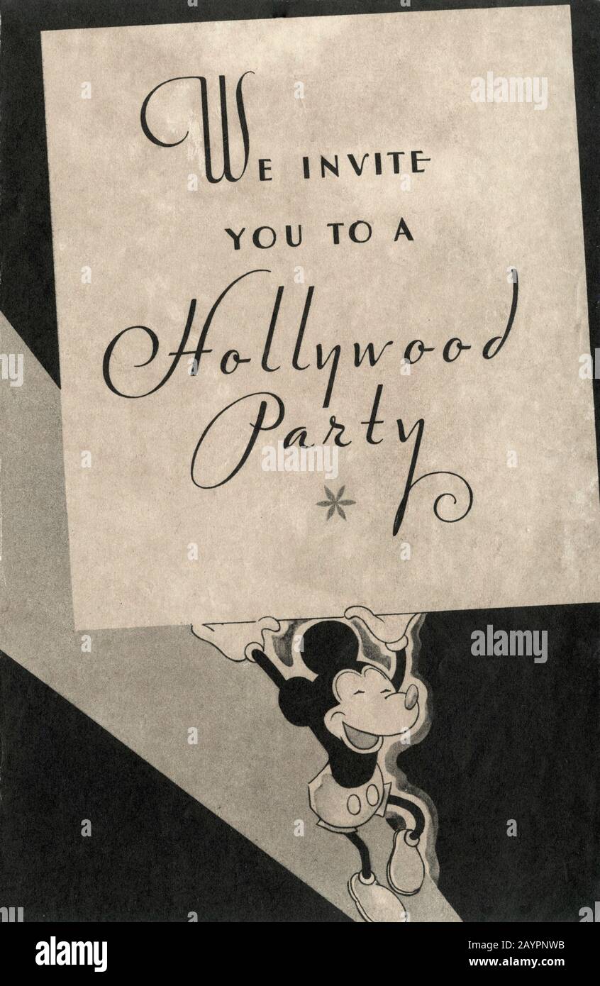 Roy disney and mickey mouse hi-res stock photography and images - Alamy