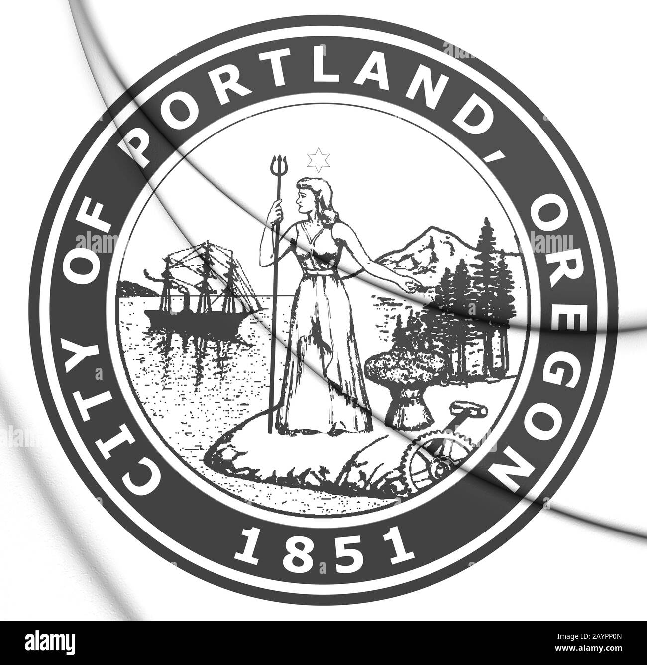 Oregon logo Black and White Stock Photos & Images - Alamy