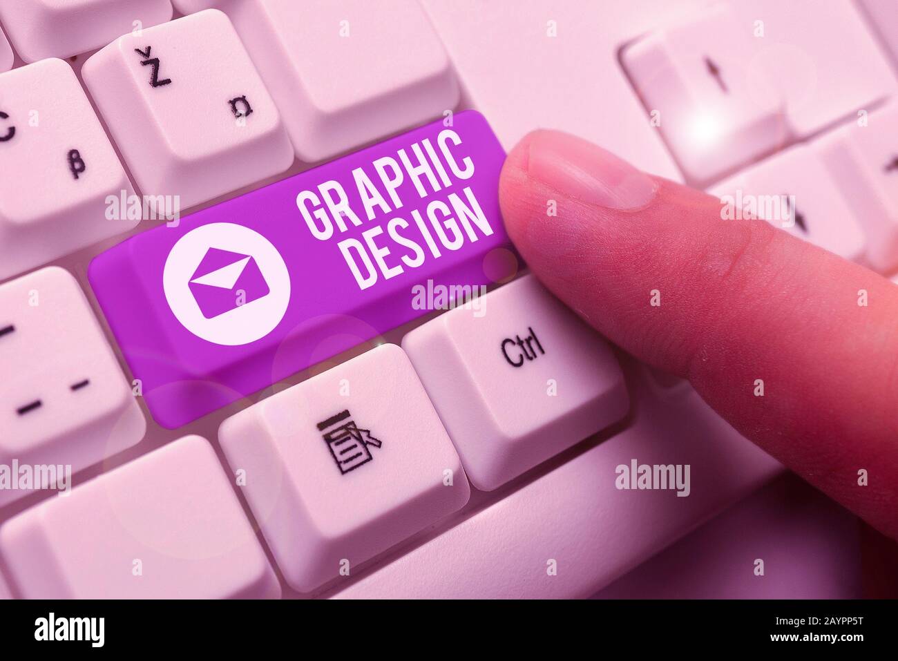 Writing note showing Graphic Design. Business concept for the art of ...